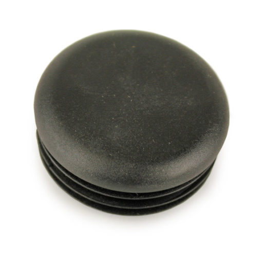 2-70210 1.75in Round Tubing Plug-Black - Landmaster