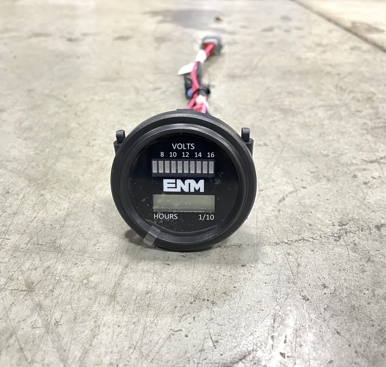 19909, Gauge, meter, hour/12 volt, enm - Landmaster